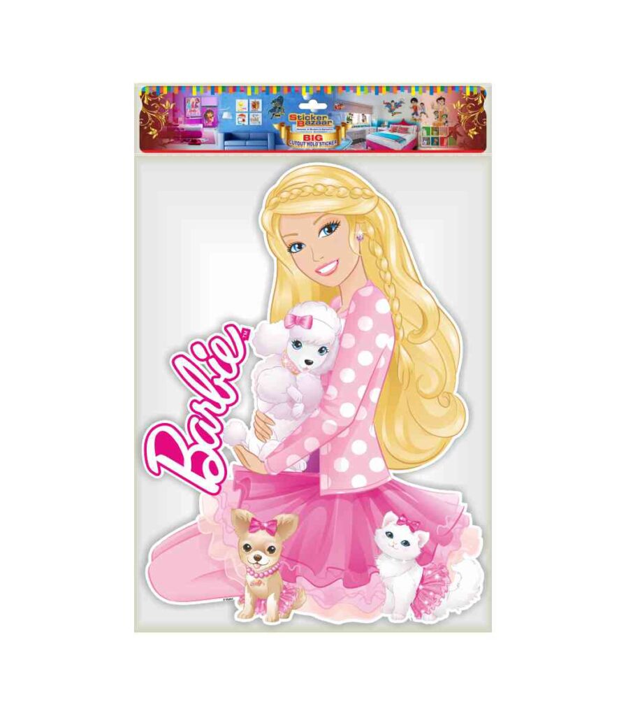 Sticker Bazaar |Barbie |Big Cutout Sticker |Pack of 5| - Sticker Bazaar