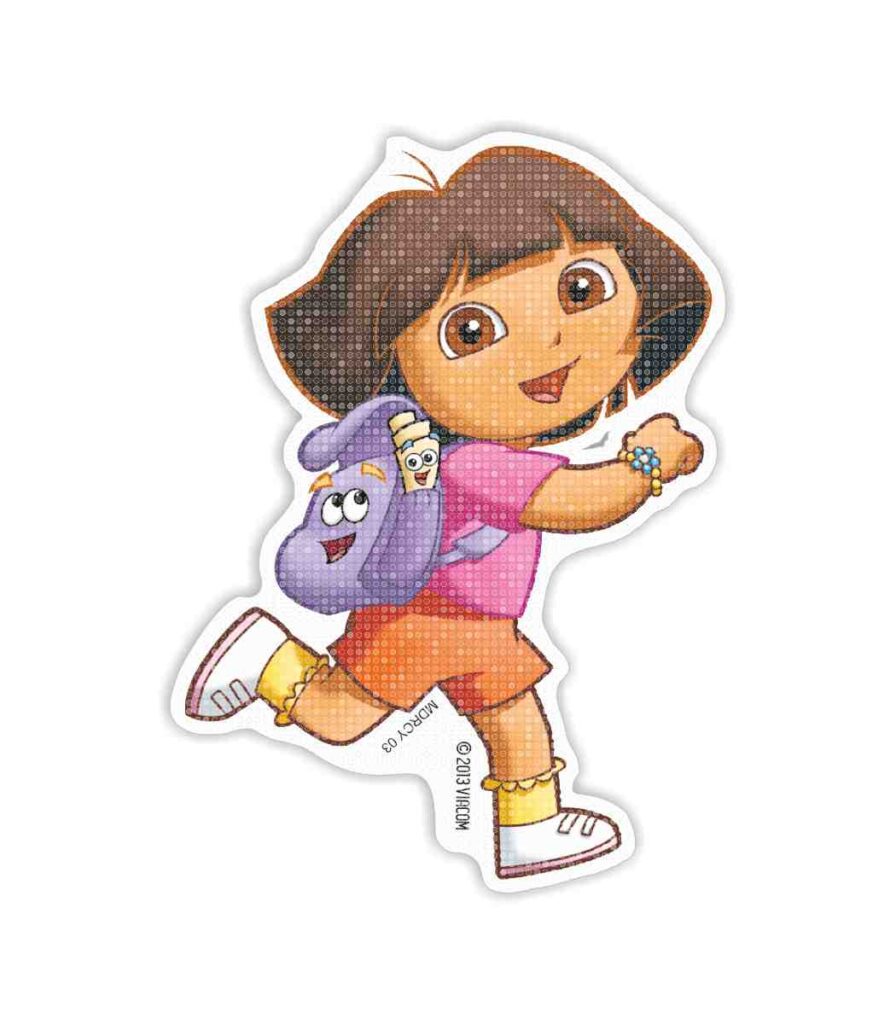 Sticker Bazaar |Dora |Mini Cutout Sticker |Pack of 10| - Sticker Bazaar