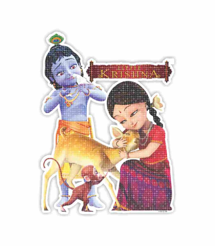 Sticker Bazaar |Little Krishna |A4 Cutout Sticker |Pack of 10 ...