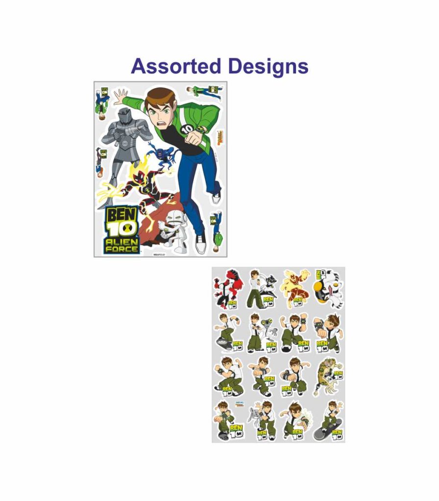 Buy Ben 10 A4 Foam Sticker - Only From Sticker Bazaar