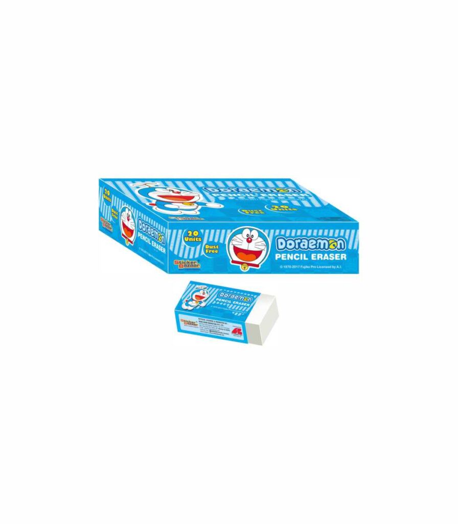 Sticker Bazaar |Doraemon |Eraser |Set of 20| - Sticker Bazaar