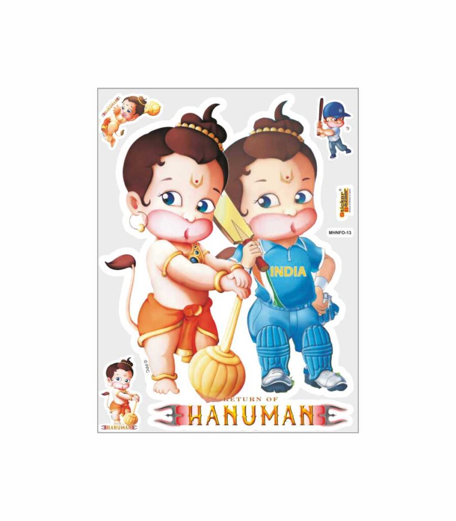 Buy Hanuman A4 Foam Sticker- Now at Sticker Bazaar