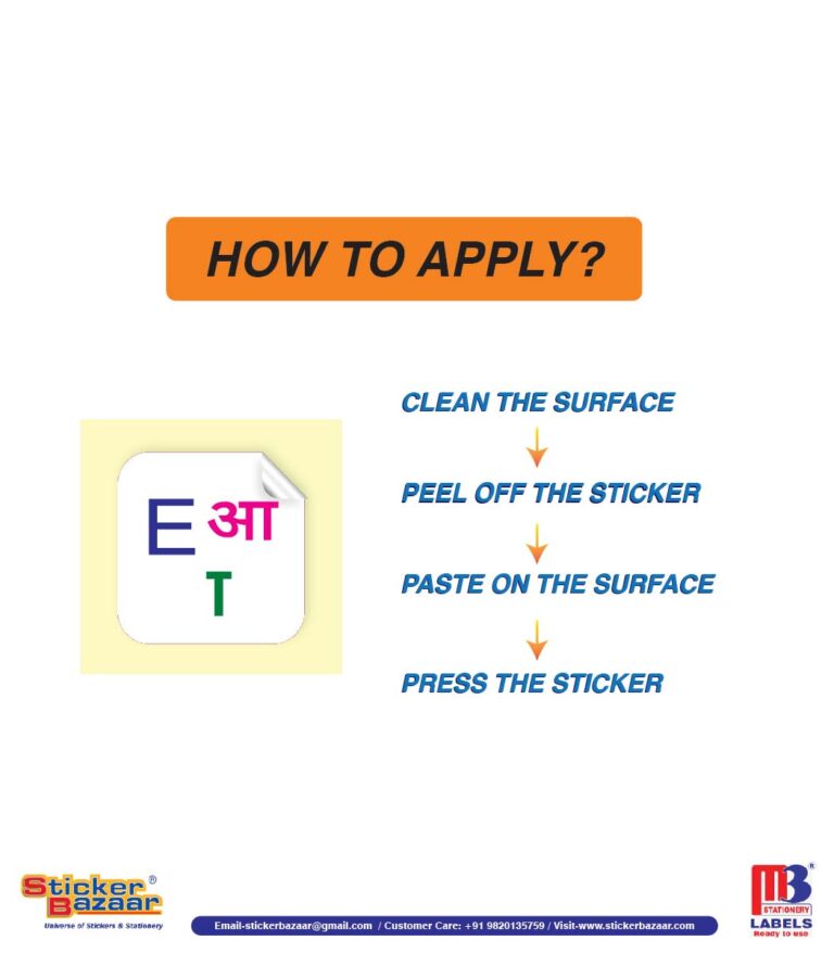 Buy Marathi With Doe Keyboard Sticker- At Sticker Bazaar