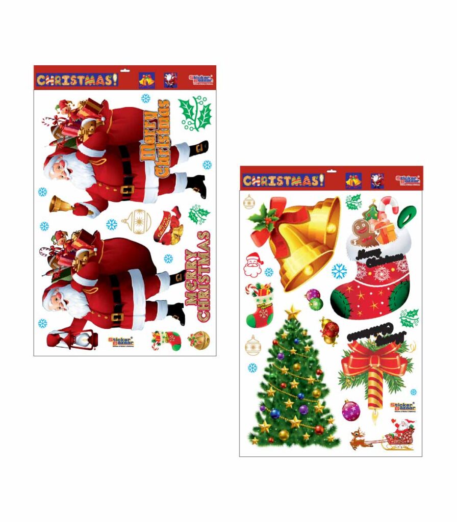 Christmas A4 Famliy Sticker - By Sticker Bazaar